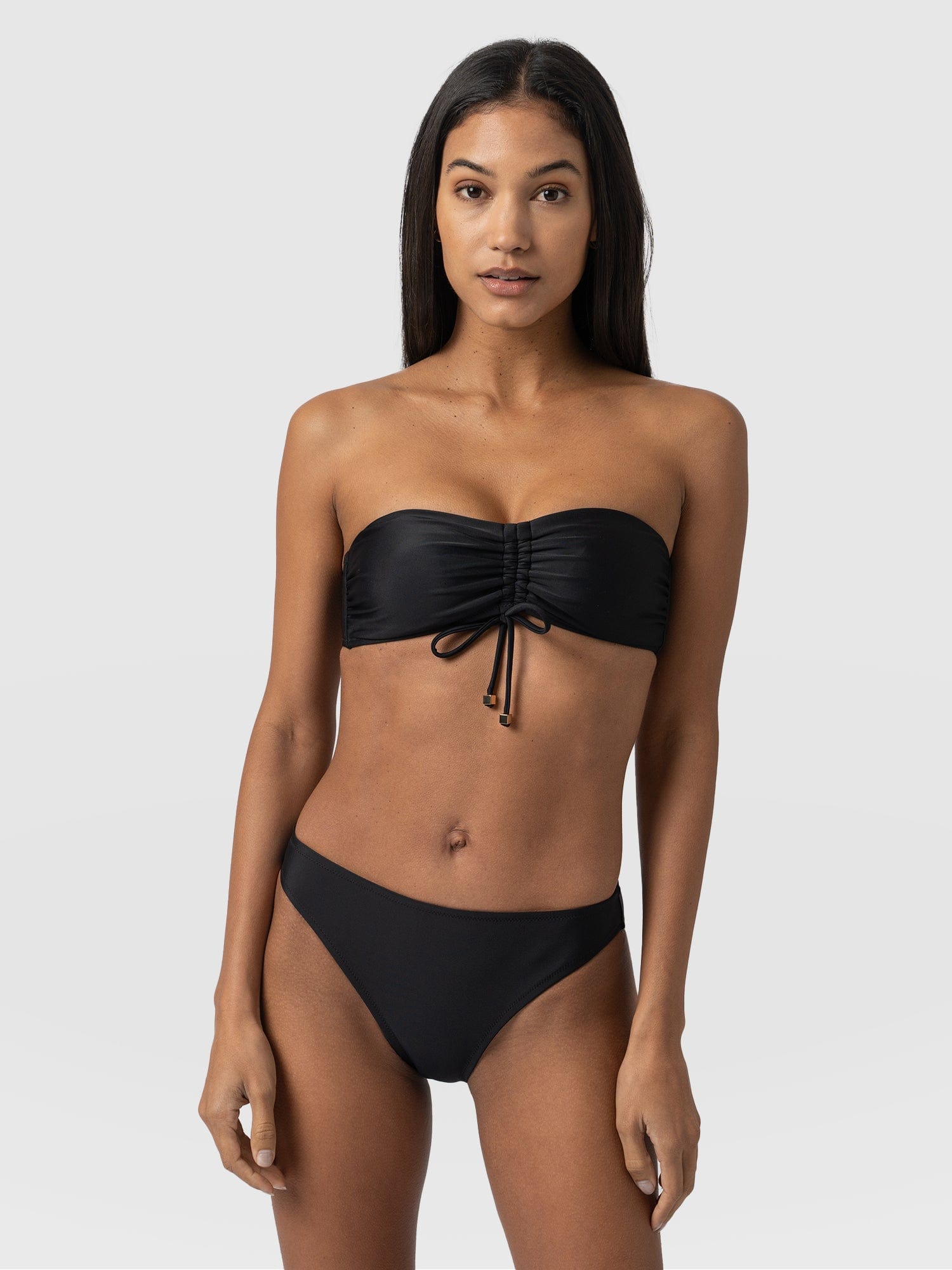 Skye Hipster Bikini Bottom Black - Women's Swimwear | Saint + Sofia® UK