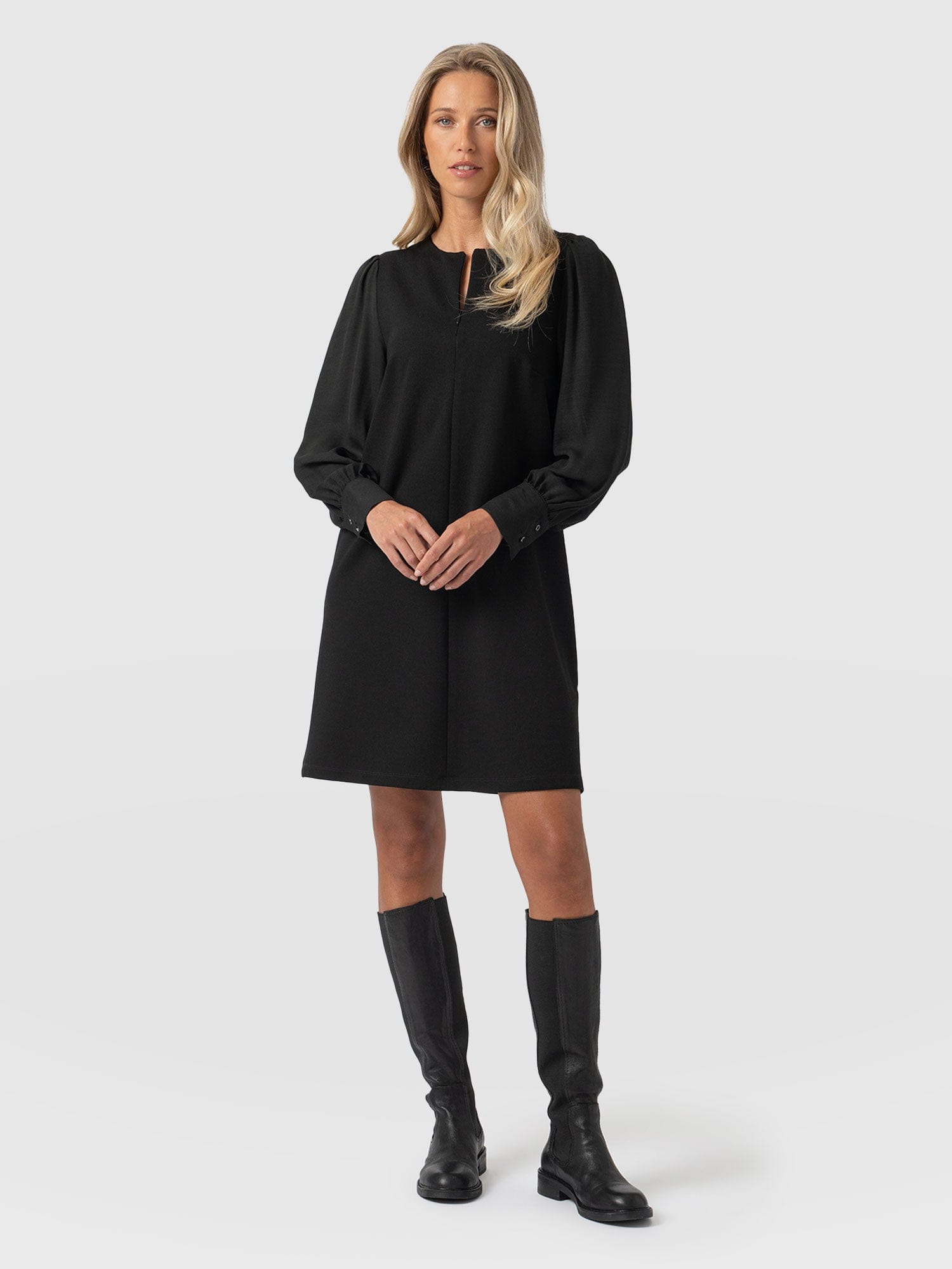 Esme Zip Up Dress Black - Women's Dresses | Saint + Sofia® UK