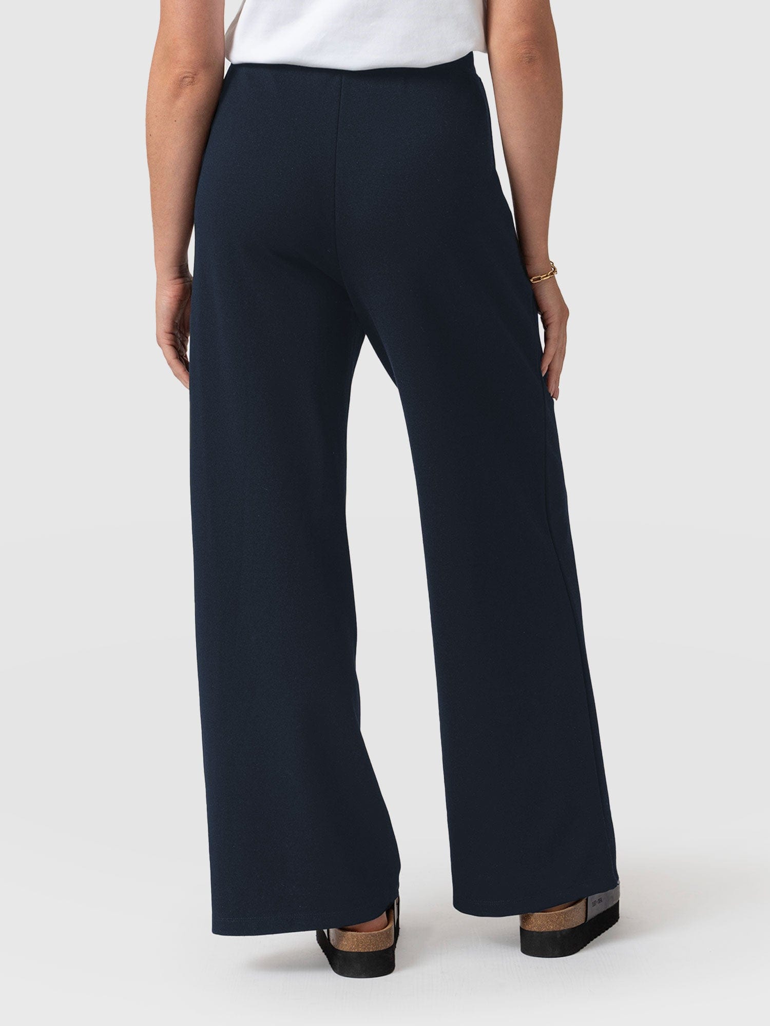 Chelsea Pant Navy Jersey - Women's Trousers | Saint + Sofia® UK – Saint ...