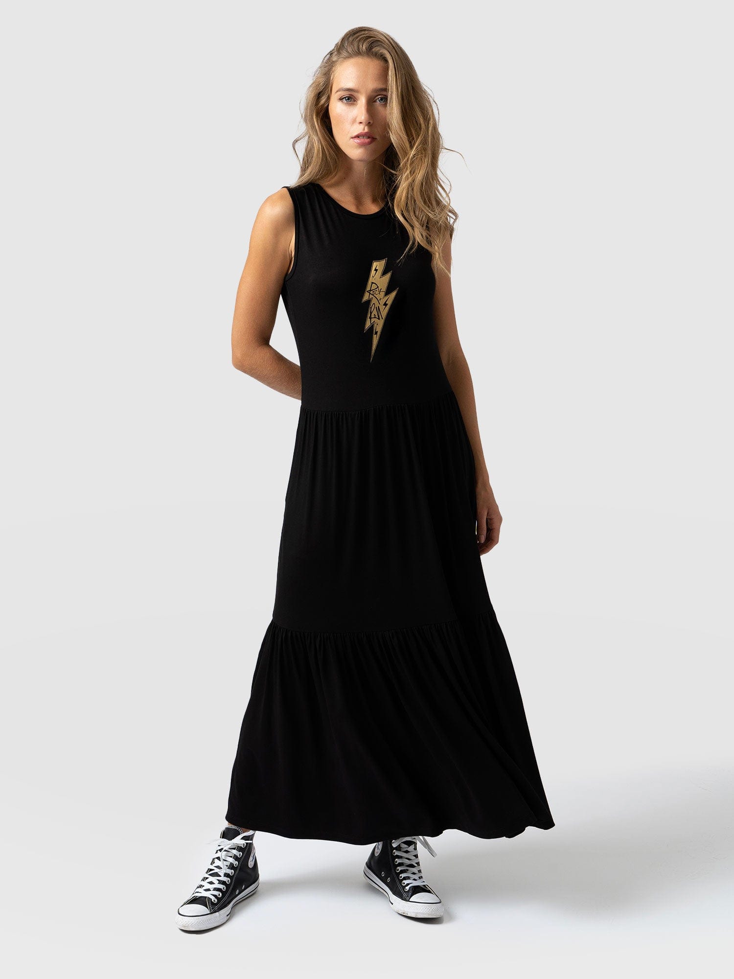 Greenwich Dress Black Lightning - Women's Dresses | Saint + Sofia® UK